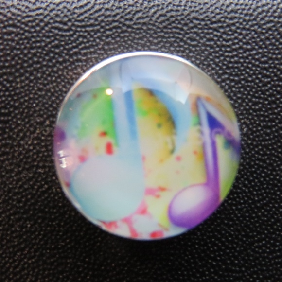 Jewelry | Colorful Musical Notes Snap | Poshmark
